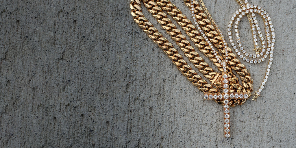 Hip Hop Jewelry | Men's 14K Gold & Iced Out Chains | Gold Urban ...