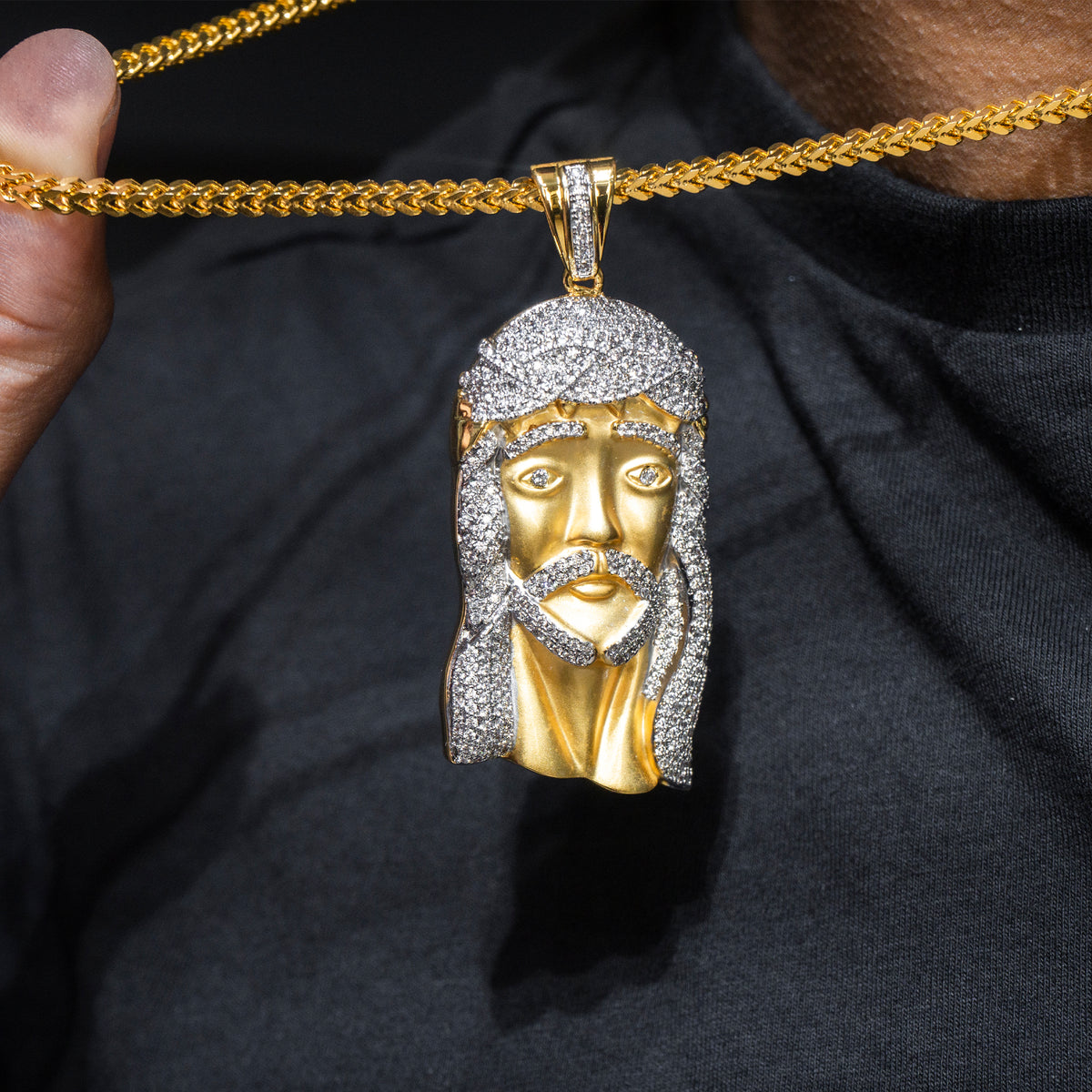Gold Jesus Necklace | Gold Jesus Chain | Gold Urban