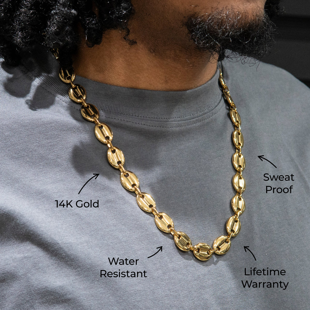 Gold Puff | Puff Necklace | Gold Urban