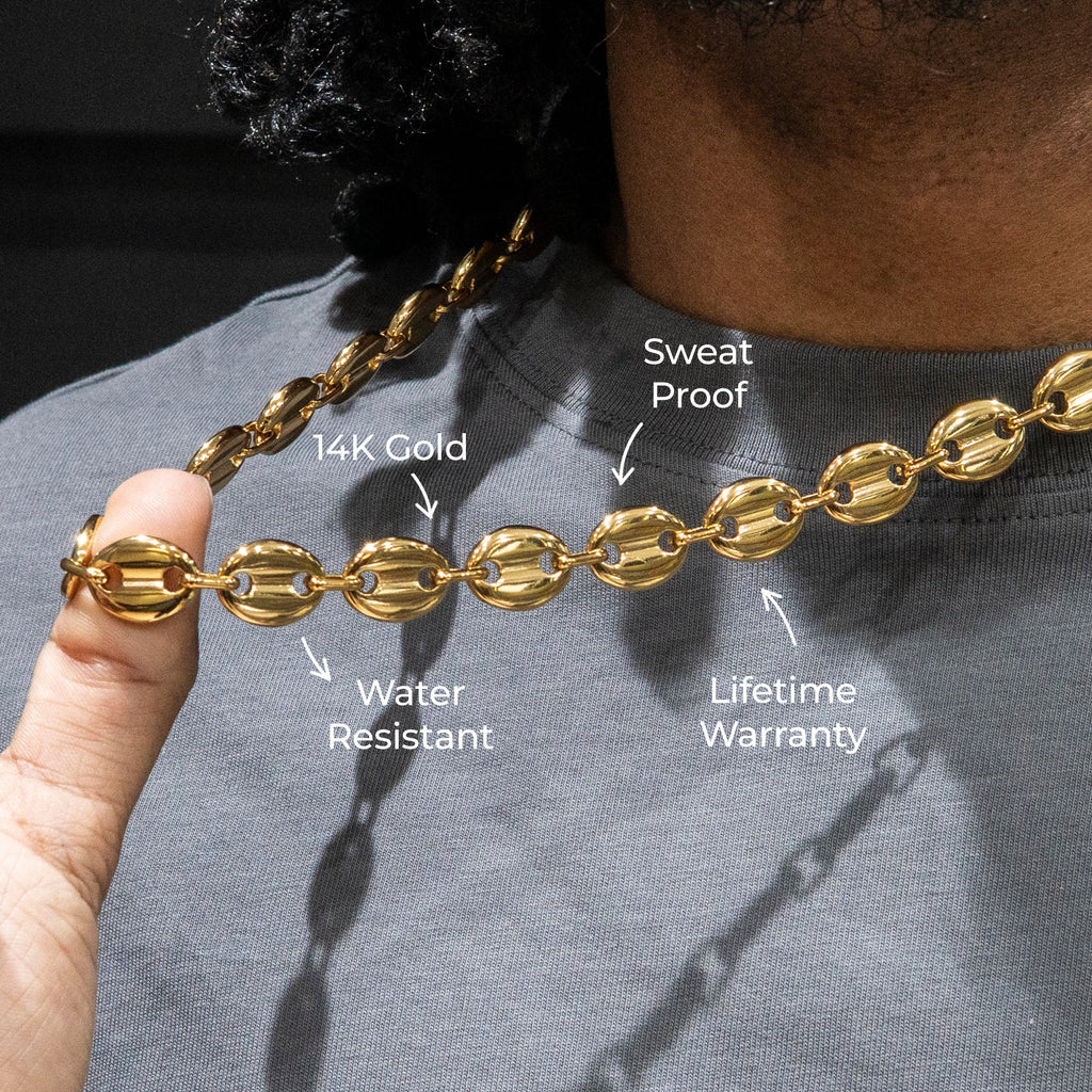 Gold Puff | Puff Necklace | Gold Urban