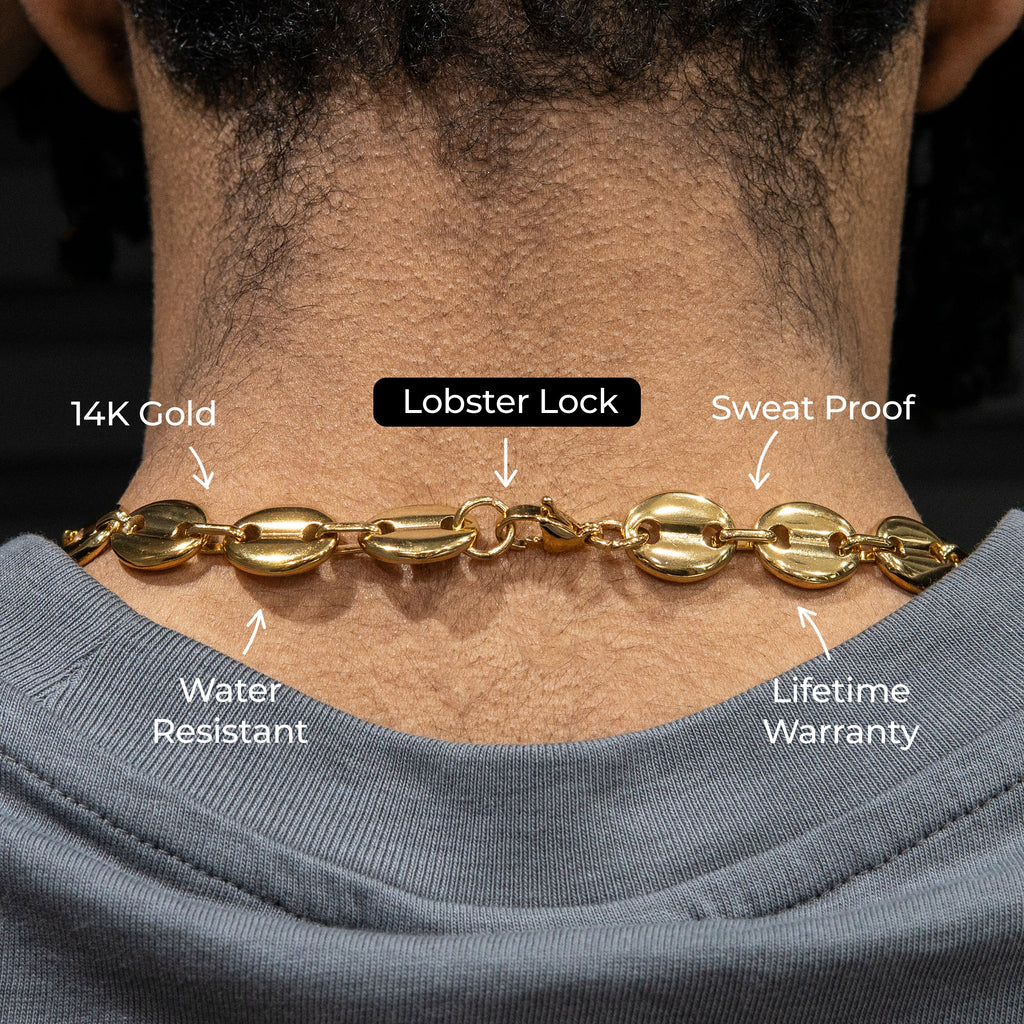 Gold Puff | Puff Necklace | Gold Urban