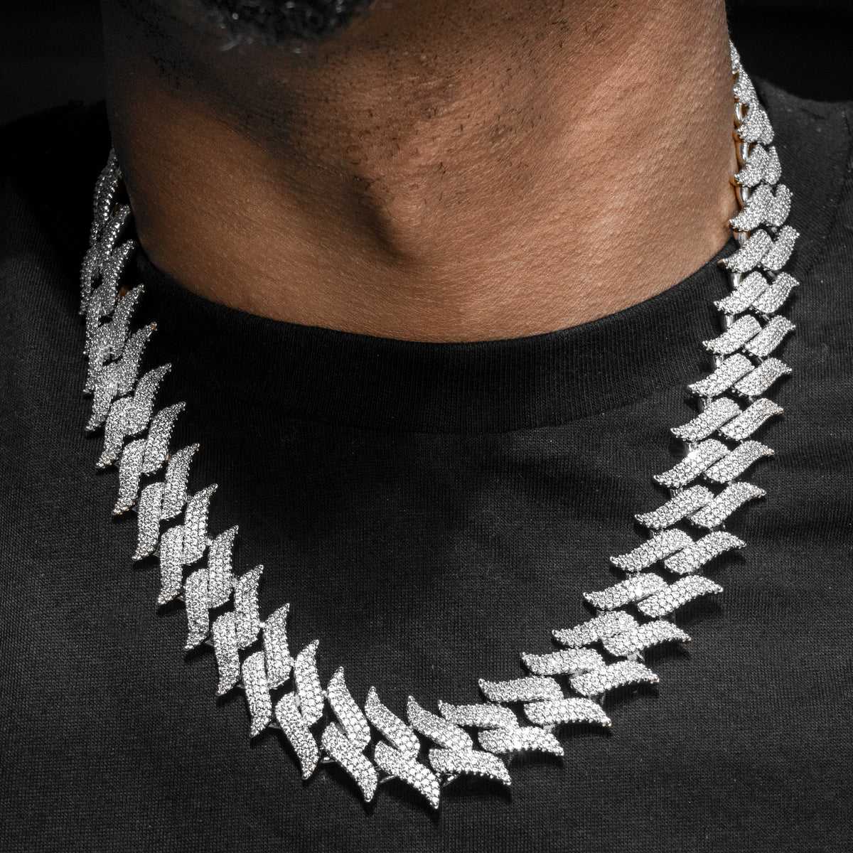 Spiked Chain | Spike Cuban Link Chain | Gold Urban